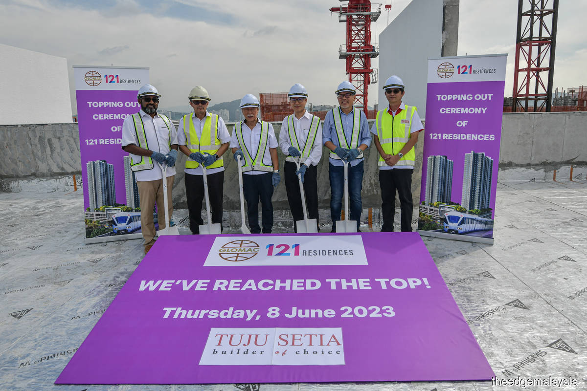 Glomac tops out 121 Residences with 95% take-up