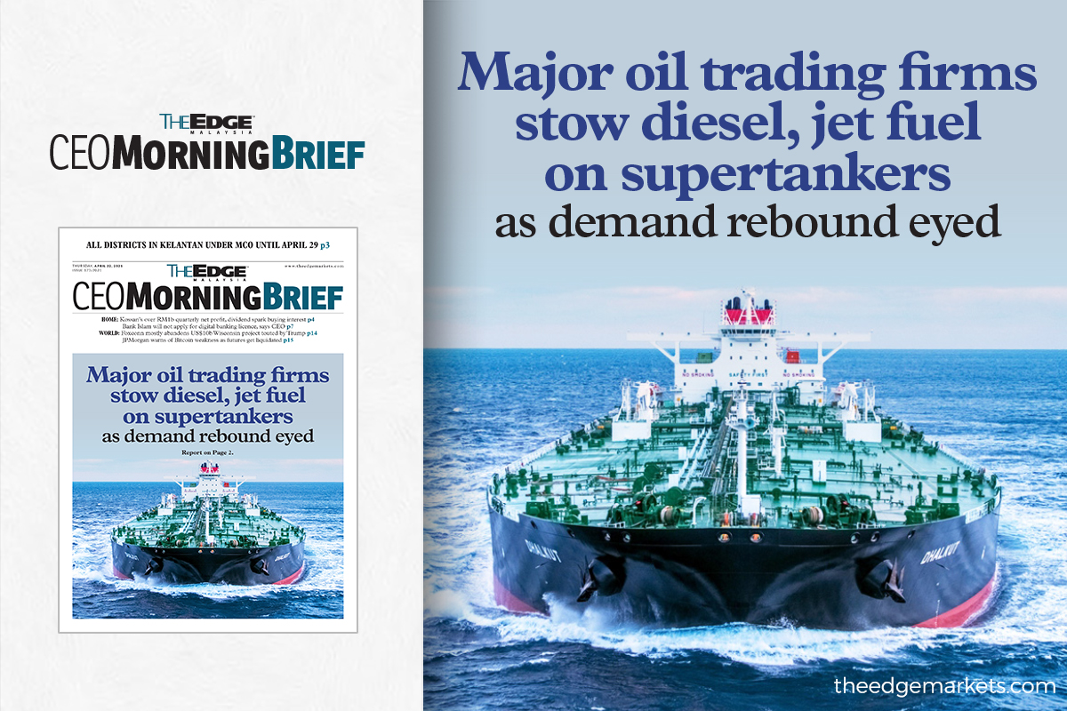 Major oil trading firms stow diesel, jet fuel on supertankers as demand ...