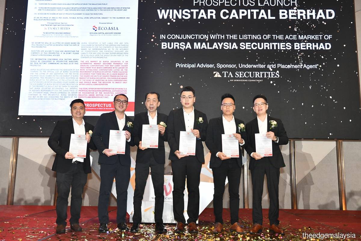 Winstar Capital launches ACE Market IPO at 35 sen per share to raise ...