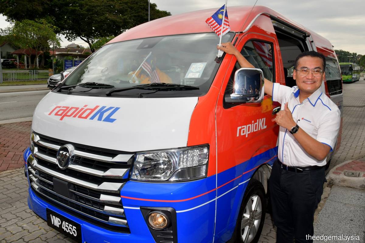 Prasarana to add 300 on-demand vans by June 2025 in Klang Valley, Penang