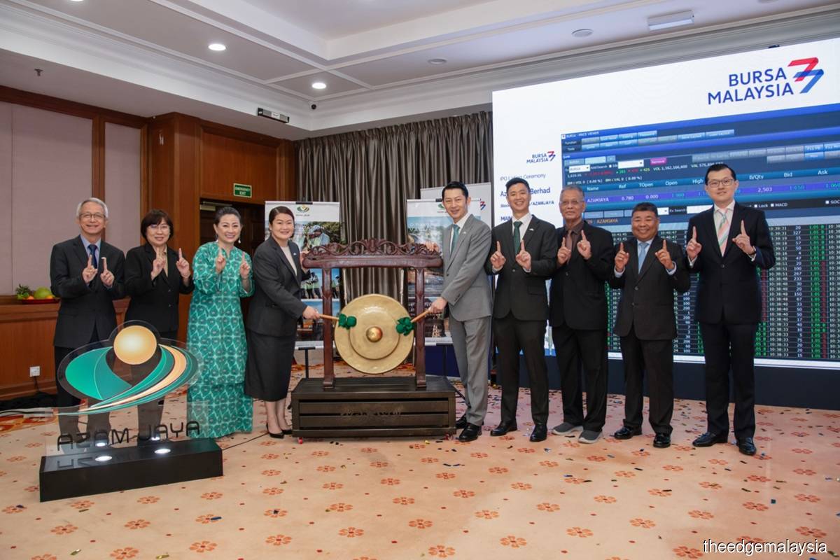 Azam Jaya surges 40% on Main Market debut