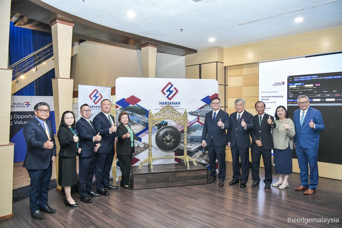 Hartanah Kenyalang ends ACE Market debut lower after range-bound trading