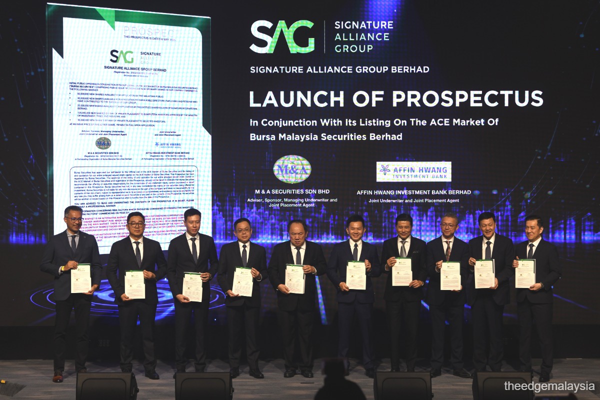 Signature Alliance Group's ACE Market IPO aims to raise RM161.2 mil at ...