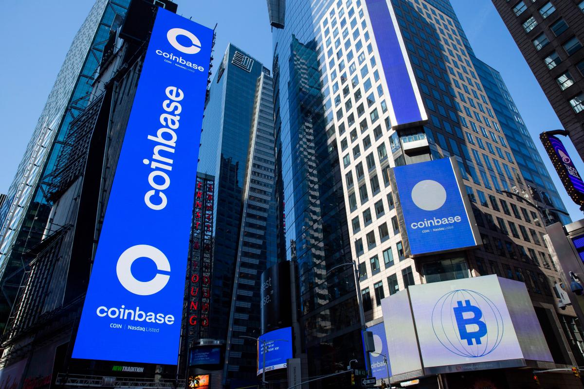 Coinbase’s first-quarter profit, revenue top forecasts