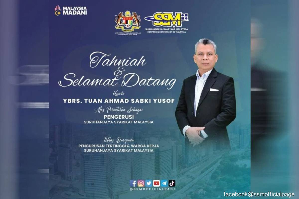 Ahmad Sabki appointed as new SSM chairman | KLSE Screener