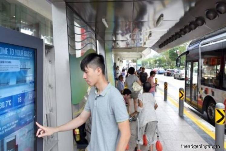 ST Engineering trials first-gen smart bus stop at Orchard Road