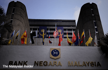 Bank Negara's international reserves slip 0.1% to US$93.9b