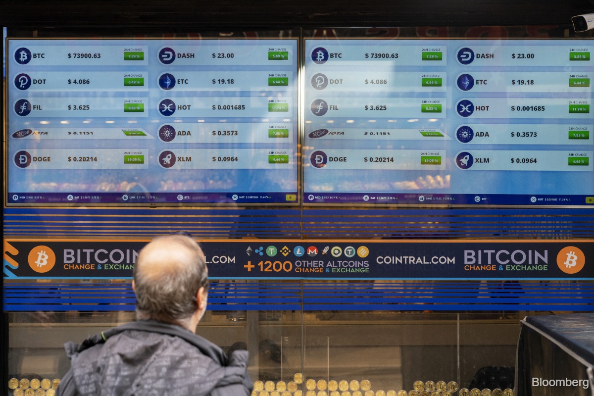 Bitcoin nears record as ‘debasement’ trade spurs risk rally