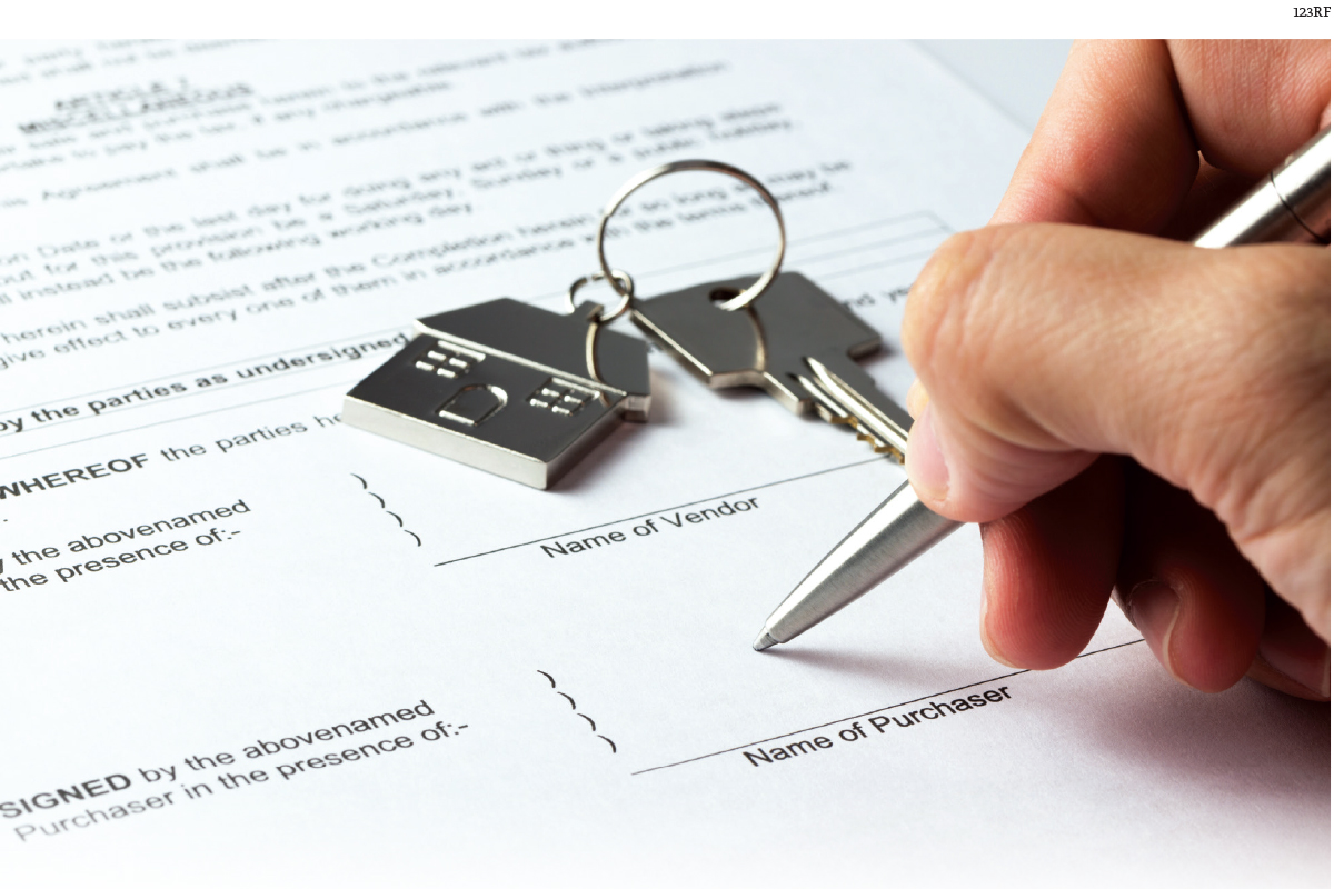 No requirement to sign SPA at land office