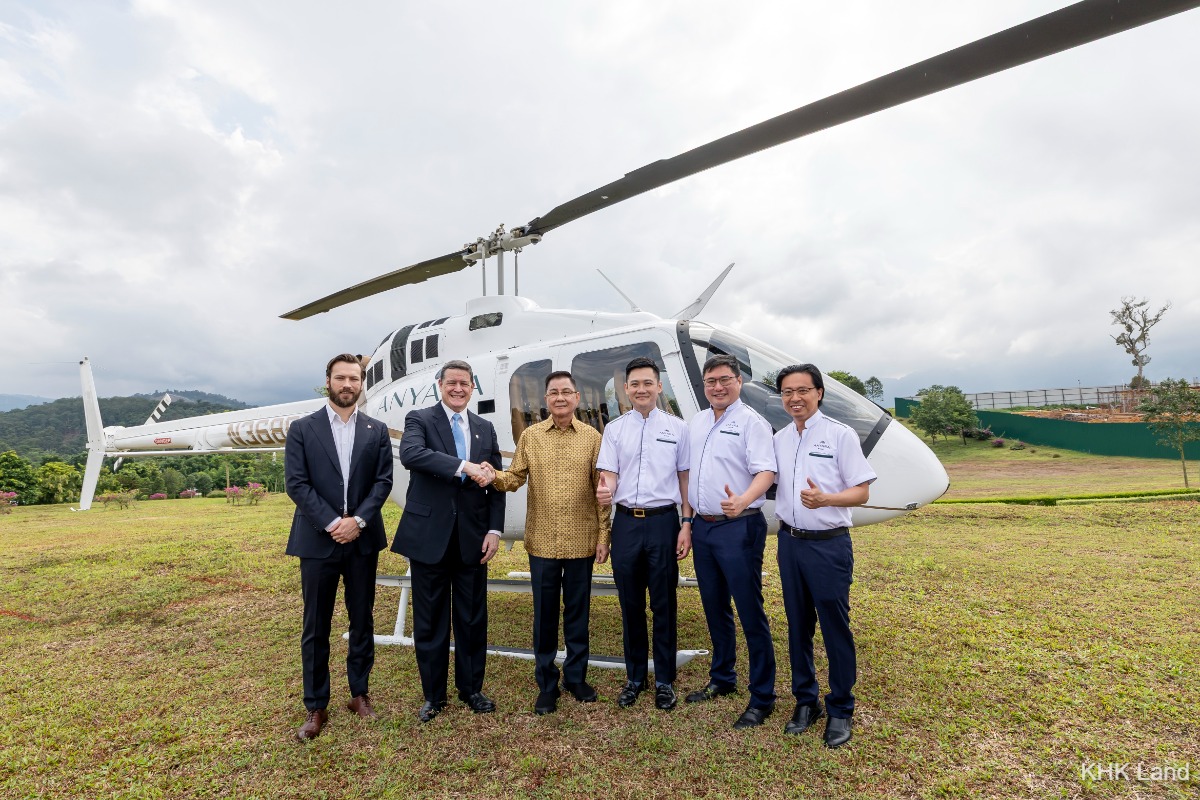 KHK Land and Bell showcase helicopter connectivity at Anyara Hills