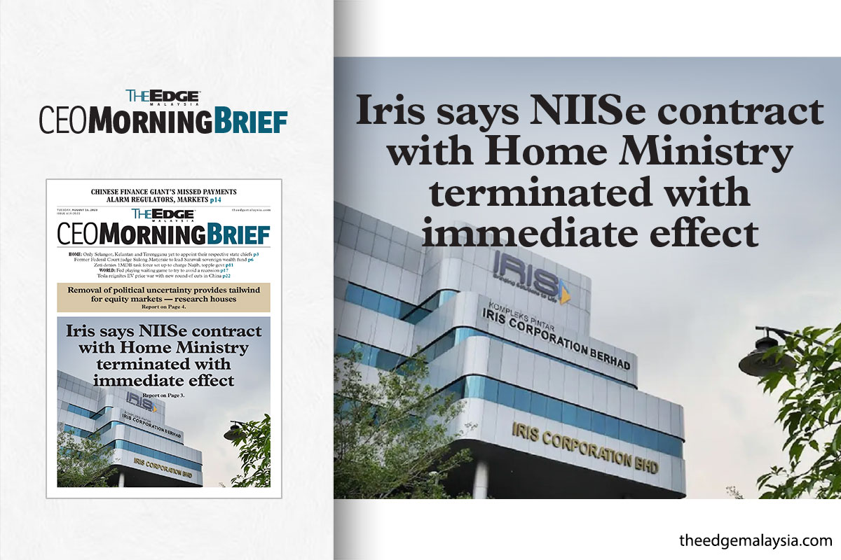 Iris says NIISe contract with Home Ministry terminated with immediate effect