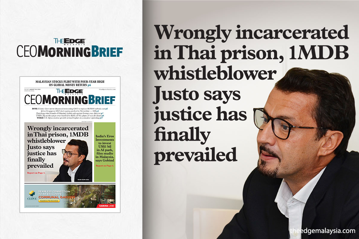 Wrongly incarcerated in Thai prison, 1MDB whistleblower Justo says ...