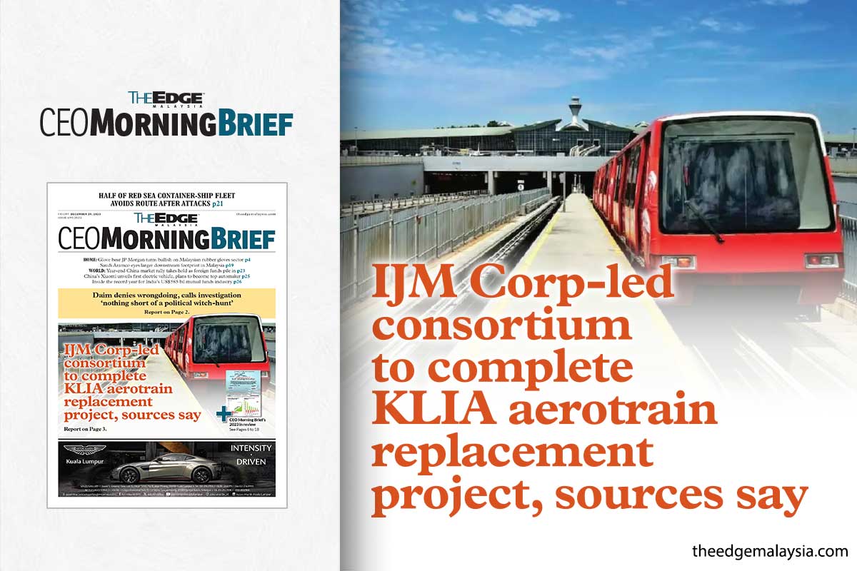 IJM Corp-led consortium to complete KLIA aerotrain replacement project, sources say