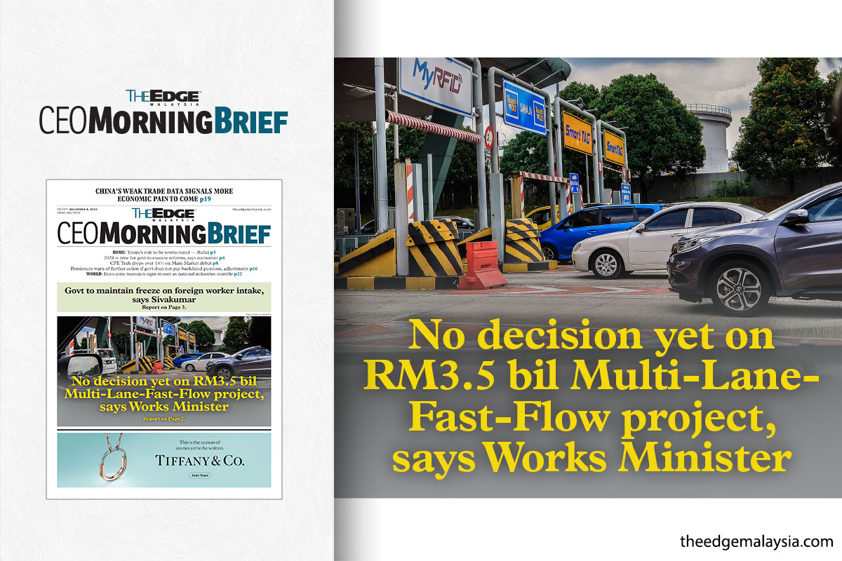 No decision yet on RM3.5 bil Multi-Lane-Fast-Flow project, says works ...