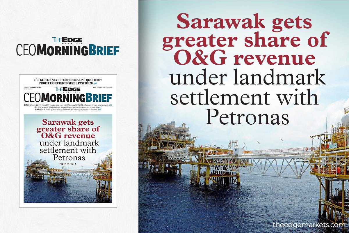 Sarawak gets greater share of O&G revenue under Petronas settlement ...