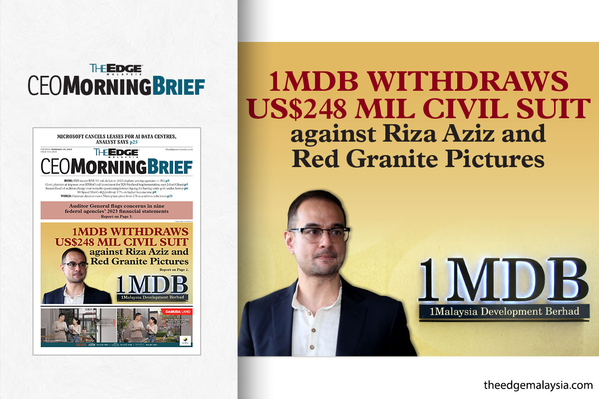 1MDB withdraws US$248m civil suit against Riza Aziz and Red Granite Pictures