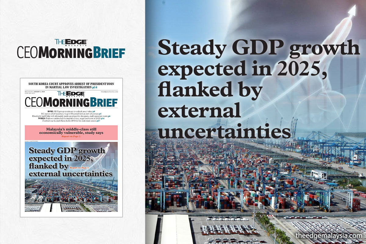 Steady GDP growth expected in 2025, flanked by external uncertainties