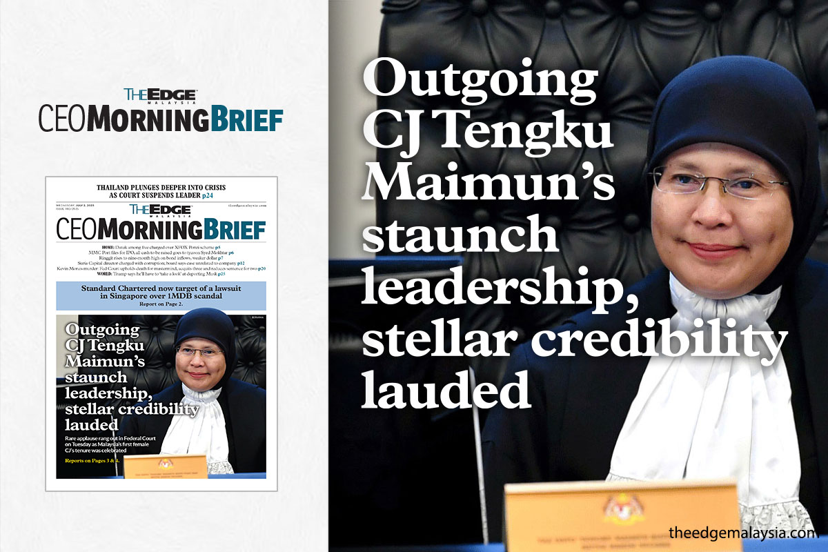 Outgoing CJ Tengku Maimun’s staunch leadership, stellar credibility lauded