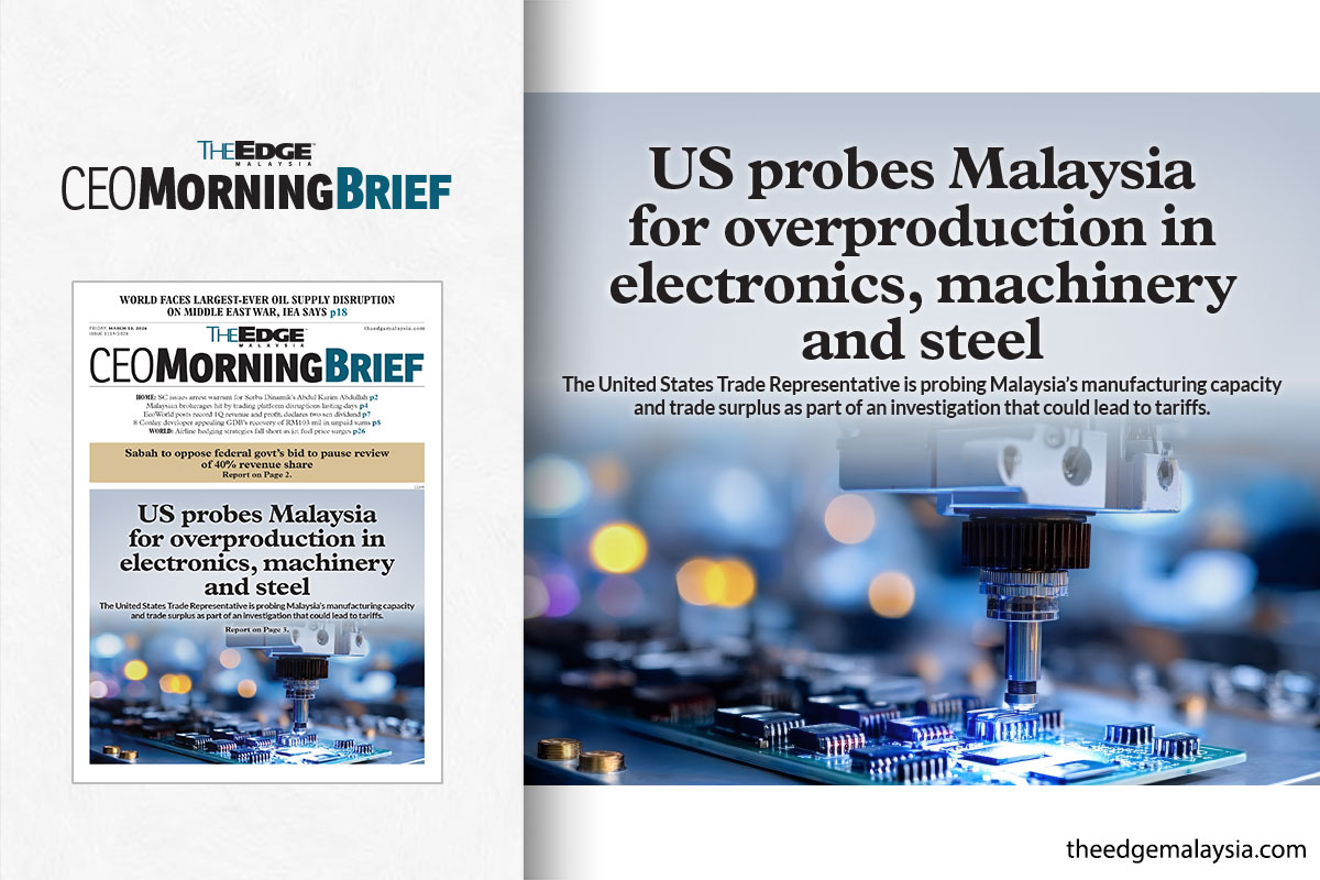 US probes Malaysia for overproduction in electronics, machinery and steel
