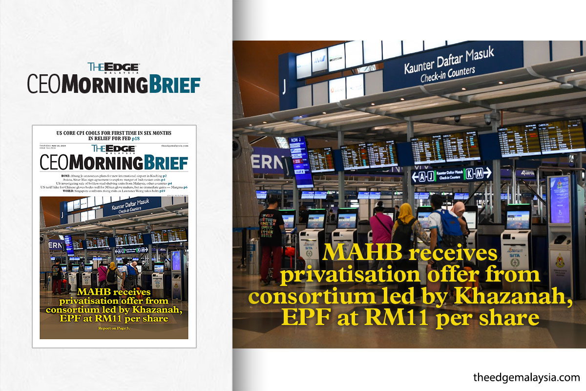 MAHB confirms RM11 per share privatisation offer from Khazanah, EPF-led ...