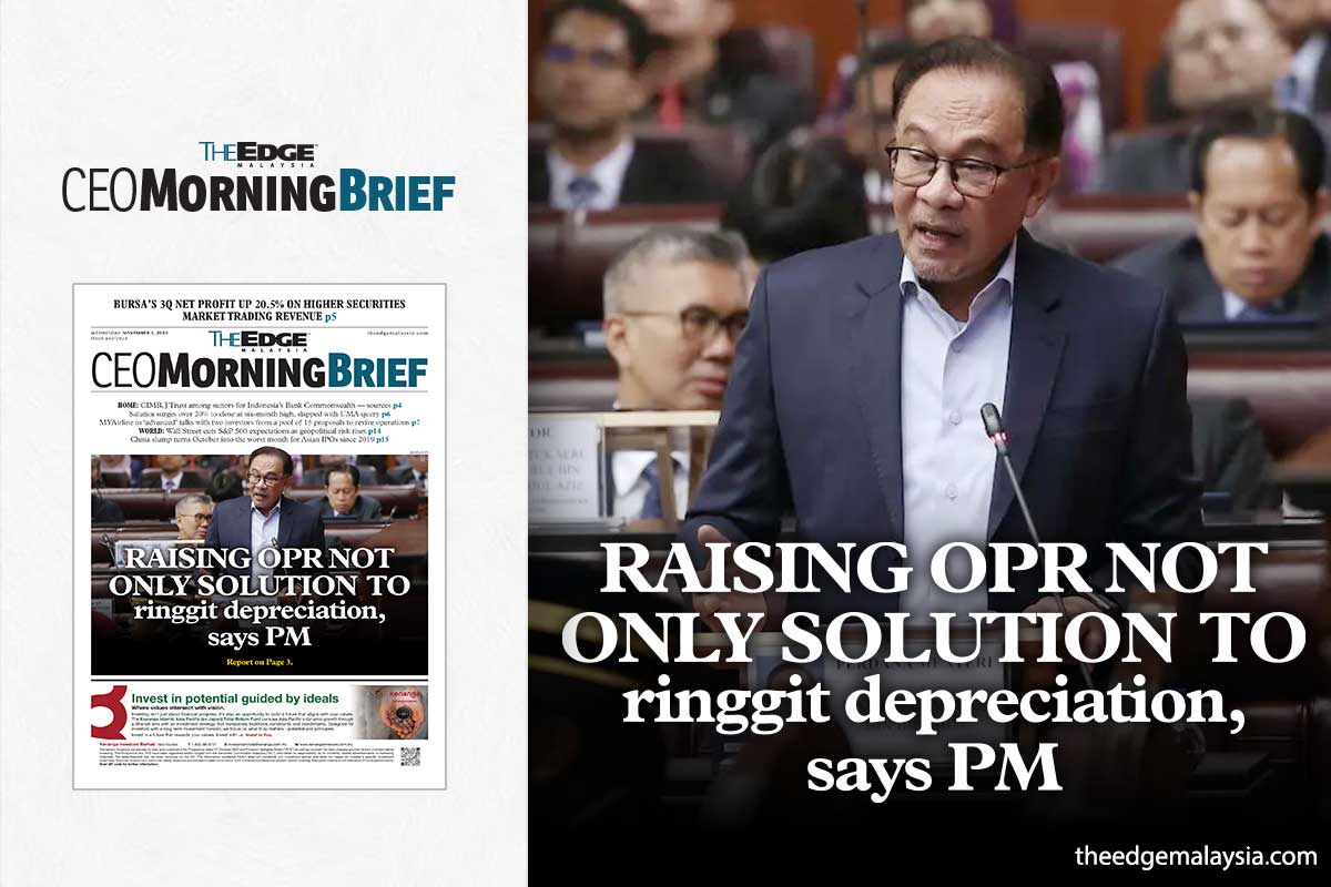 Raising OPR not only solution to ringgit depreciation, says PM