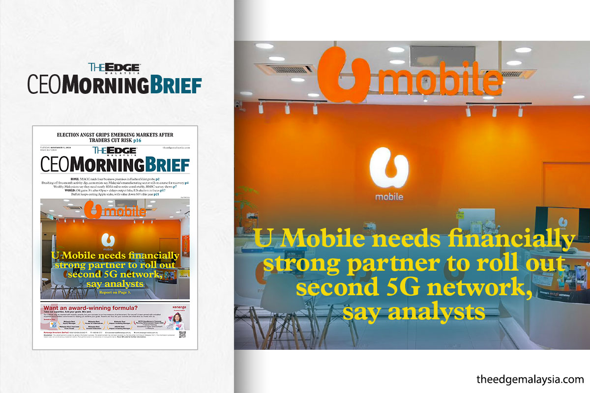 U Mobile needs financially strong partner to roll out second 5G network ...