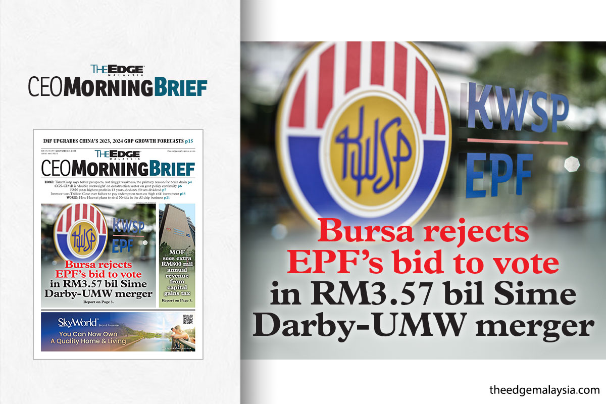 Bursa rejects EPF’s bid to vote in RM3.57b Sime Darby-UMW merger