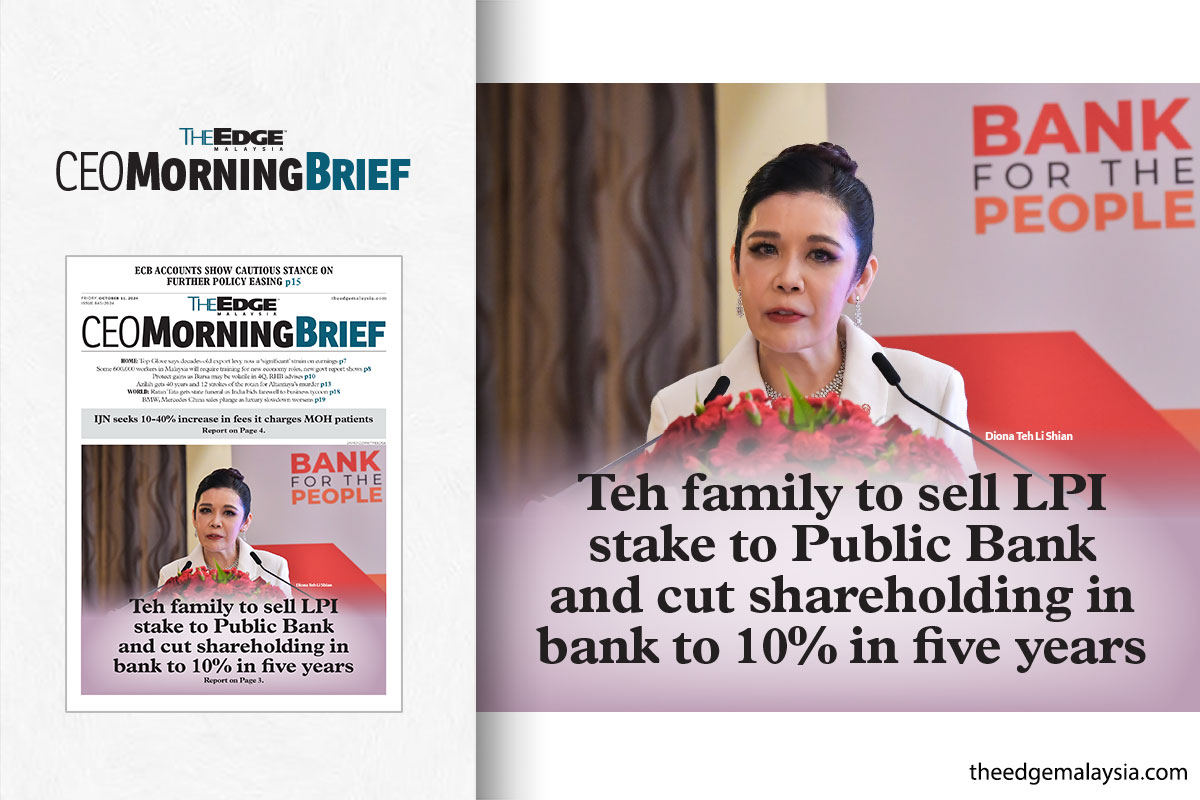 Public Bank’s Teh family to trim down shareholdings to 10% in next five ...