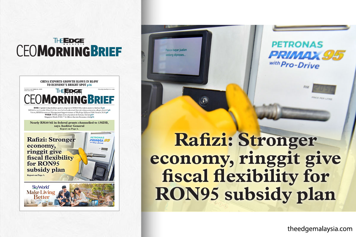 Rafizi: Stronger economy, ringgit give fiscal flexibility for RON95 subsidy plan