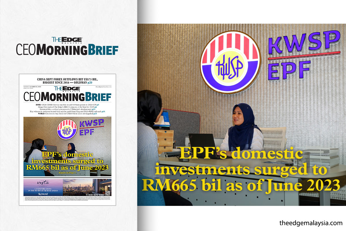 EPF's domestic investments surged to RM665 bil as of June 2023