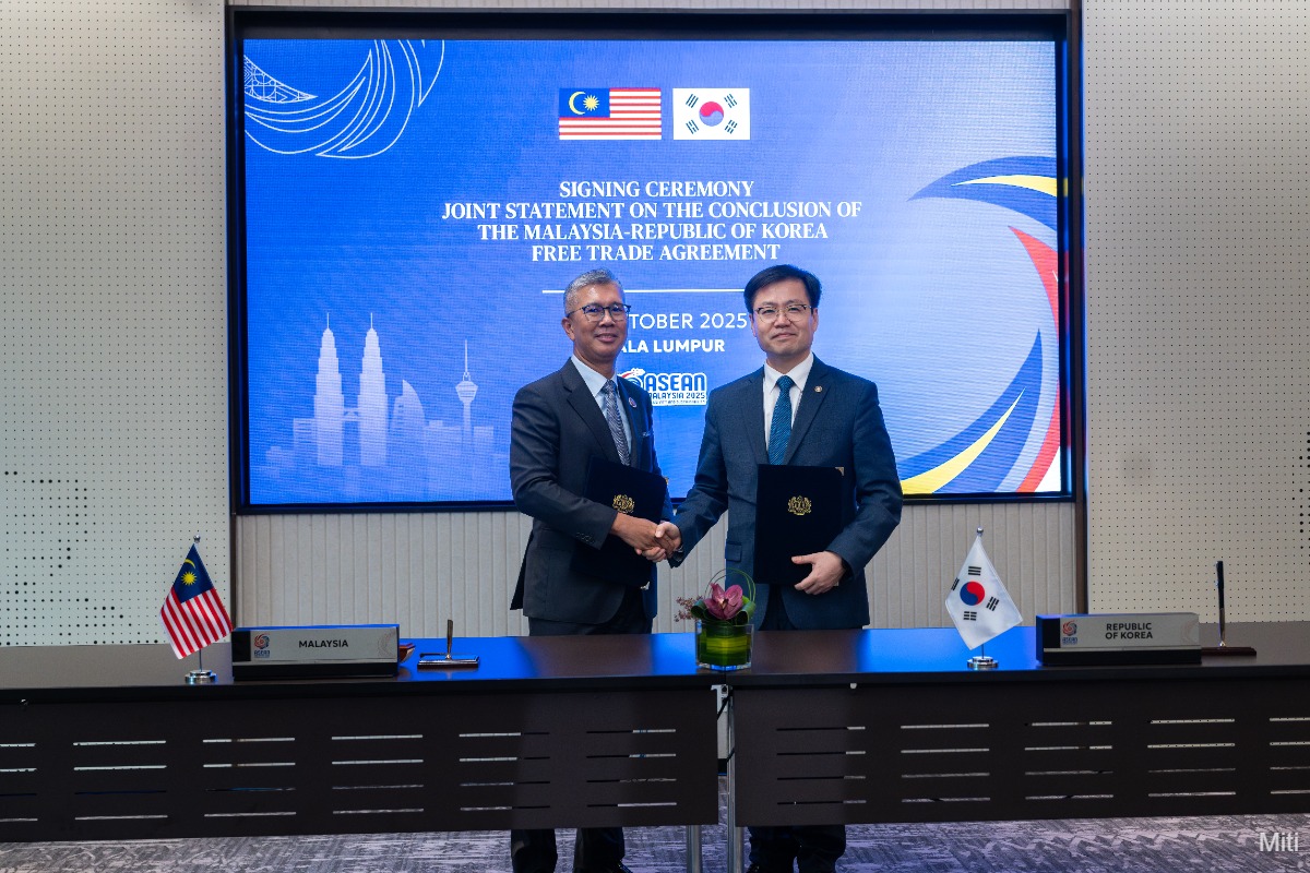 Malaysia and South Korea complete talks on free trade agreement | KLSE ...