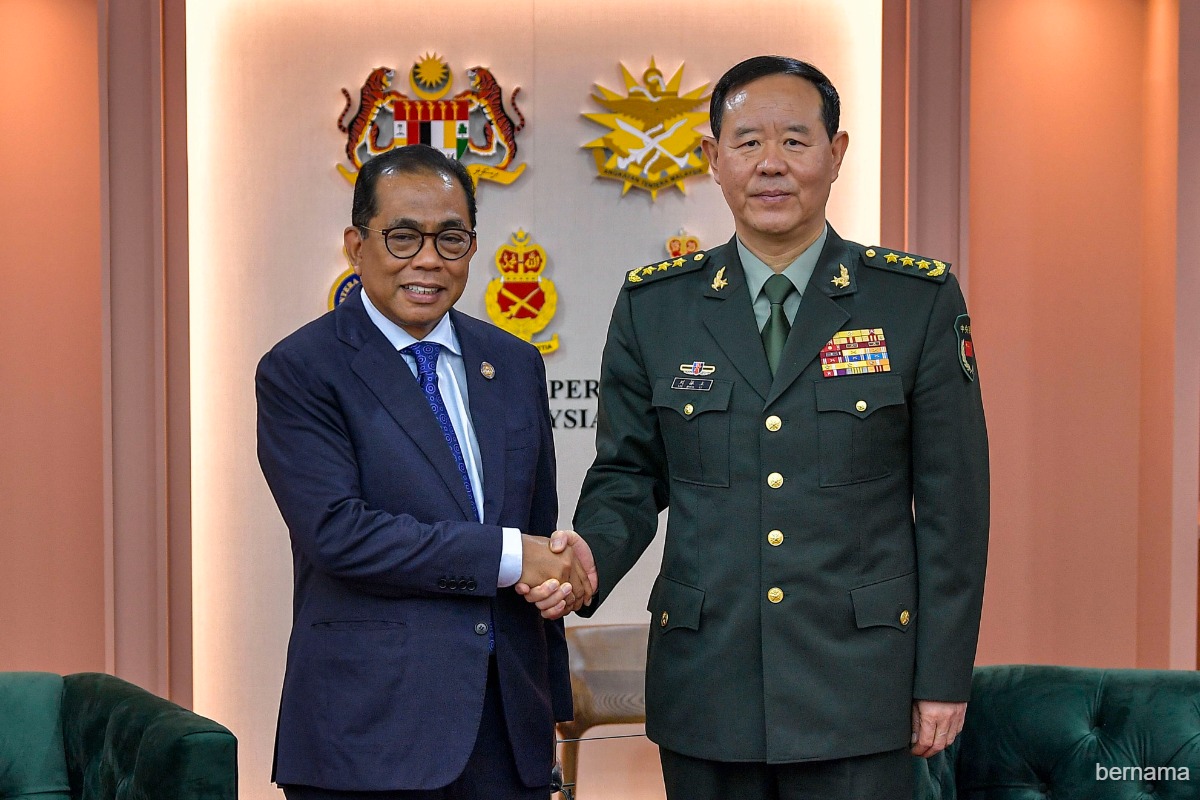 Khaled receives courtesy call from General Liu Zhenli of China | KLSE ...