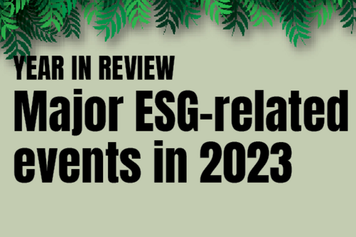 Year in review: Major ESG-related events in 2023
