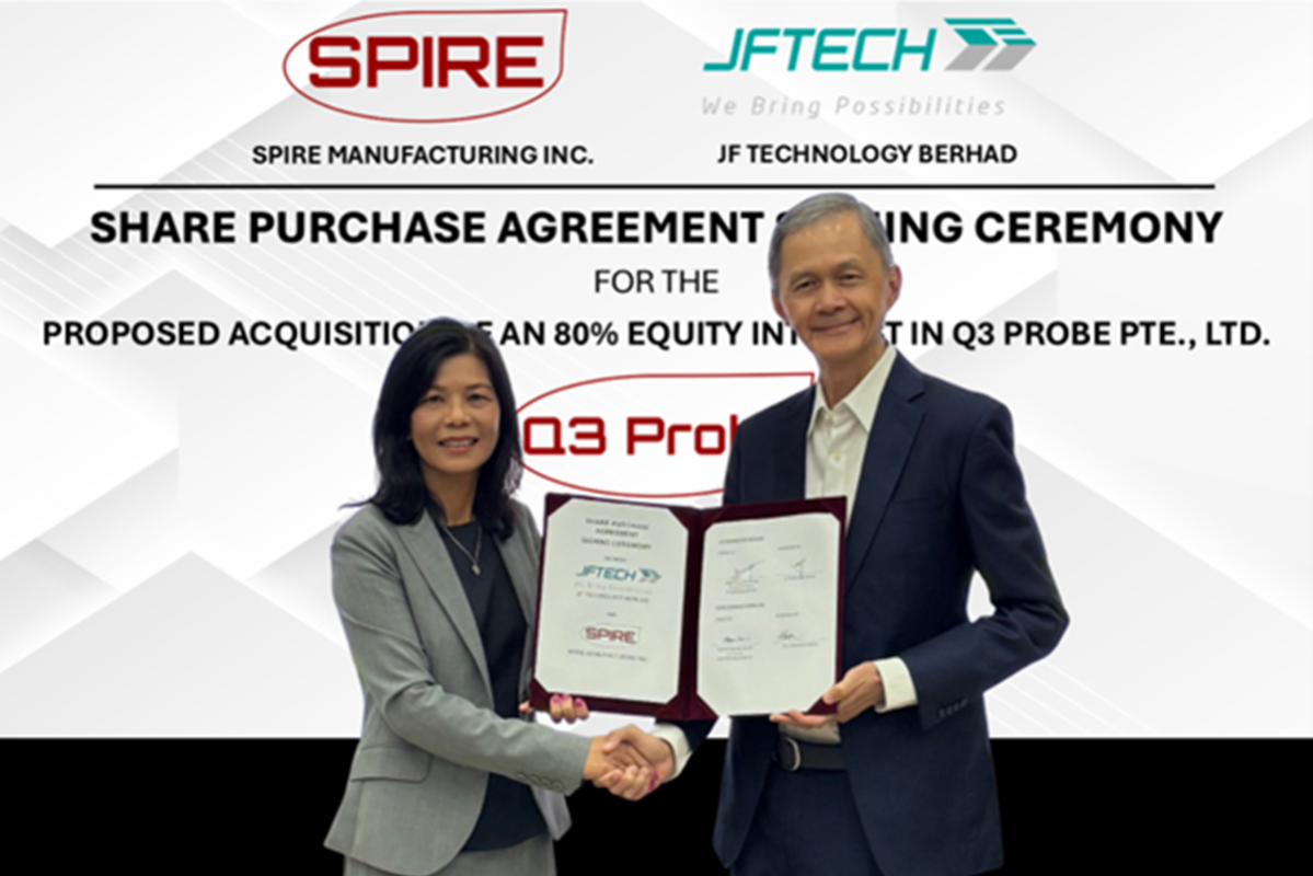 JF Technology completes 80% stake buy in Singapore-based Q3 Probe for ...