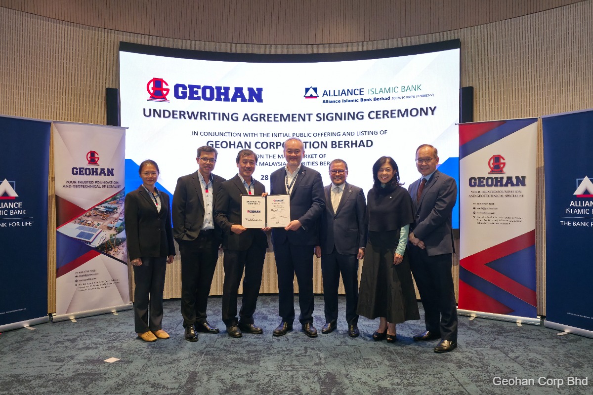 Geohan signs underwriting deal with Alliance Islamic Bank ahead of Main Market listing