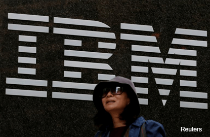 IBM revenue fall dims upbeat profit forecast