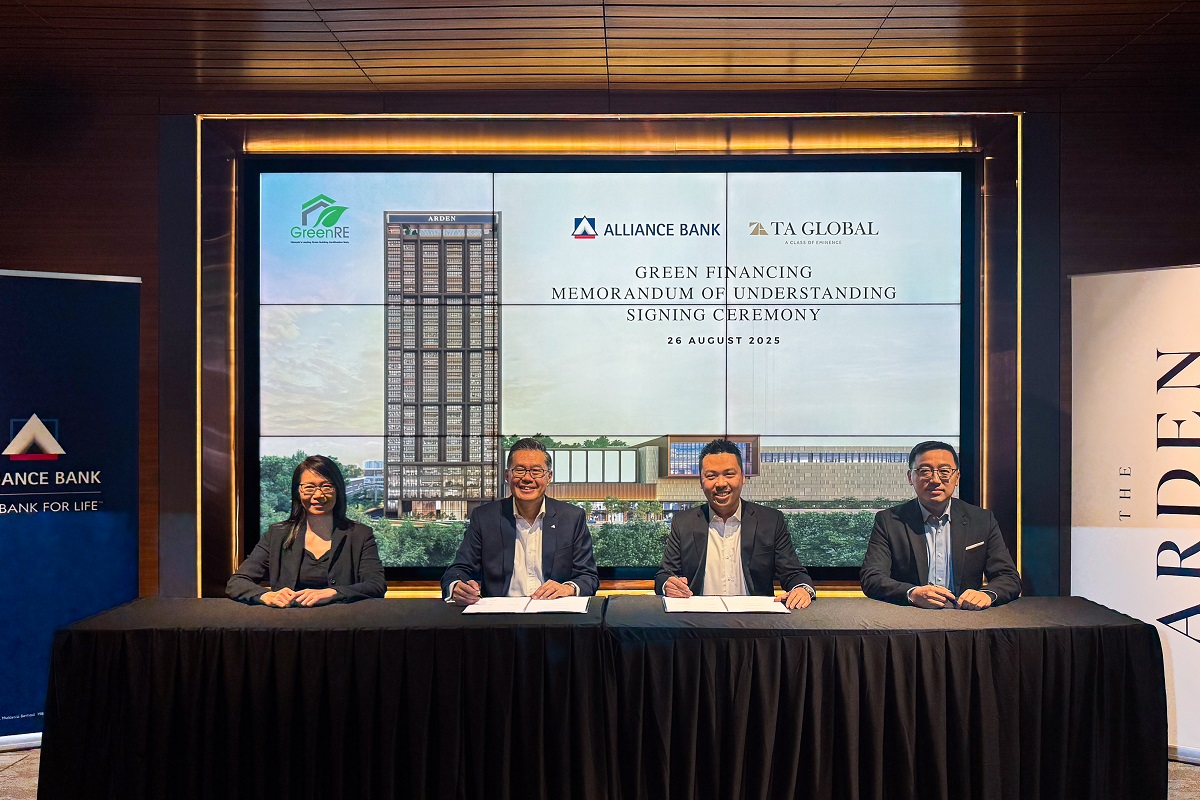 TA Global partners Alliance Bank to offer green financing for The Arden