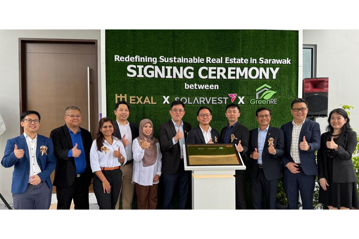 Exal Group partners GreenRE, Solarvest to build sustainable developments in Sarawak