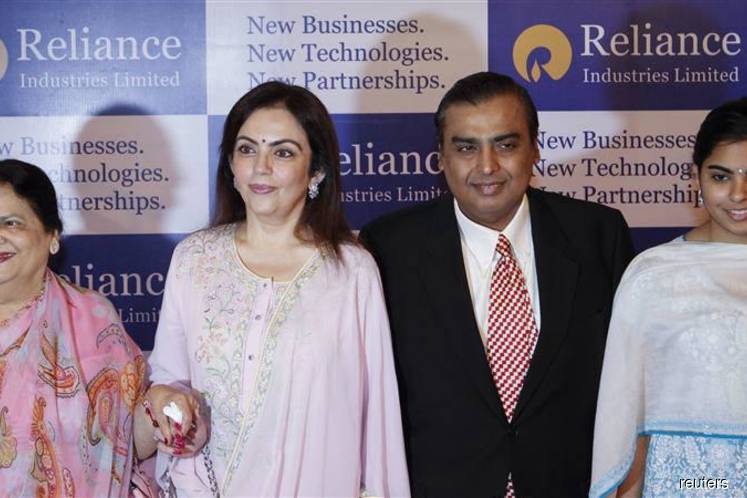 India's Ambani family tops Forbes list of Asia's richest families