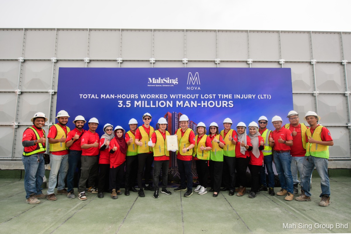Mah Sing topped out M Nova in Kepong