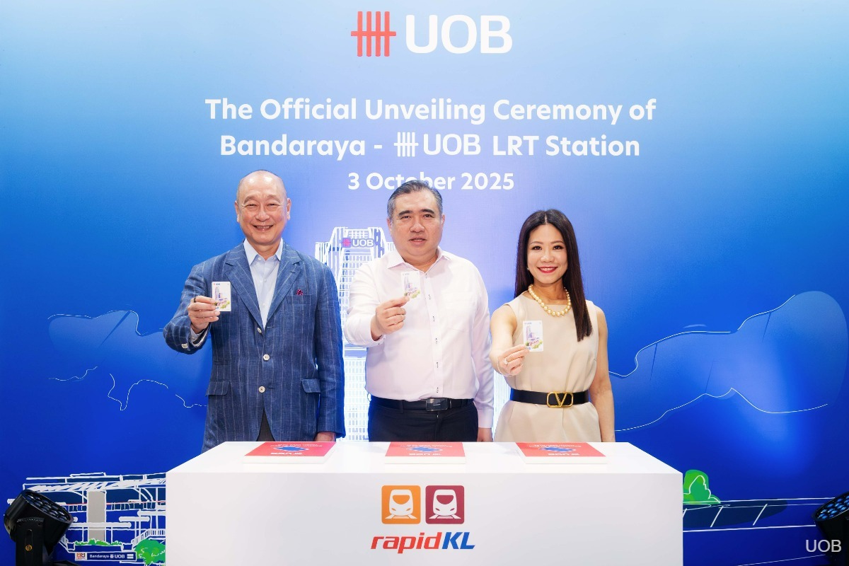 UOB Malaysia rebrands Bandaraya LRT station to Bandaraya-UOB after landing naming rights from ...