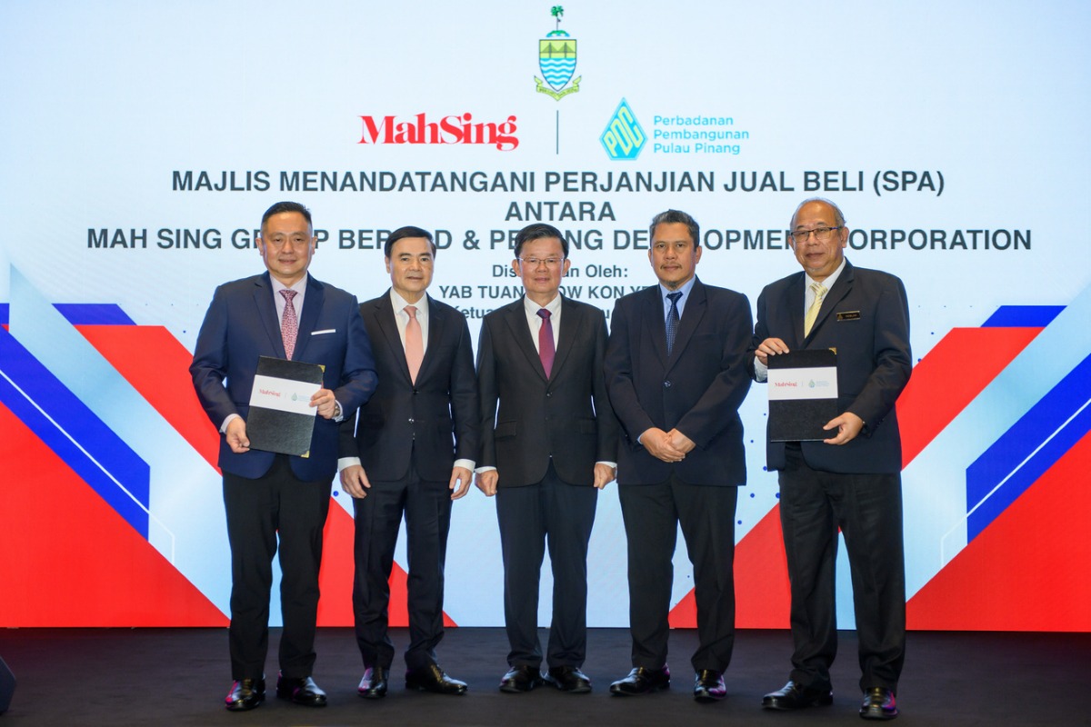Mah Sing unit buys 2.83-acre land in George Town from Penang Dev Corp ...