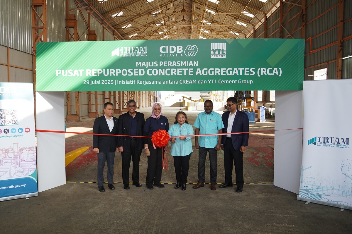 YTL Cement and CIDB's research arm open pilot facility for concrete ...