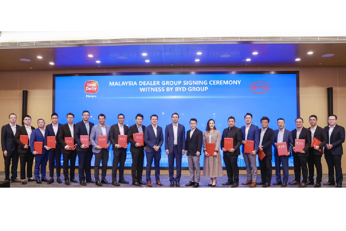 Sime Darby Motors appoints 14 new BYD dealers
