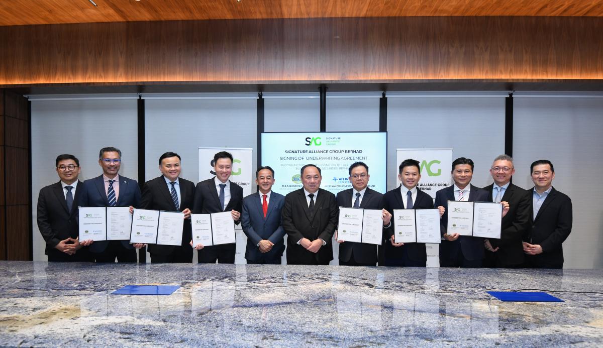M&A Securities, Affin Hwang to Underwrite Signature Alliance Group's ...