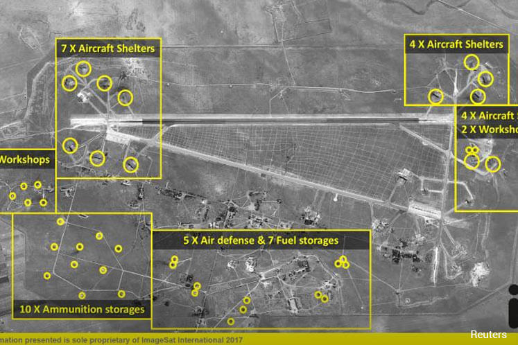 Assad allies say U.S. attack on Syria air base crosses "red lines"
