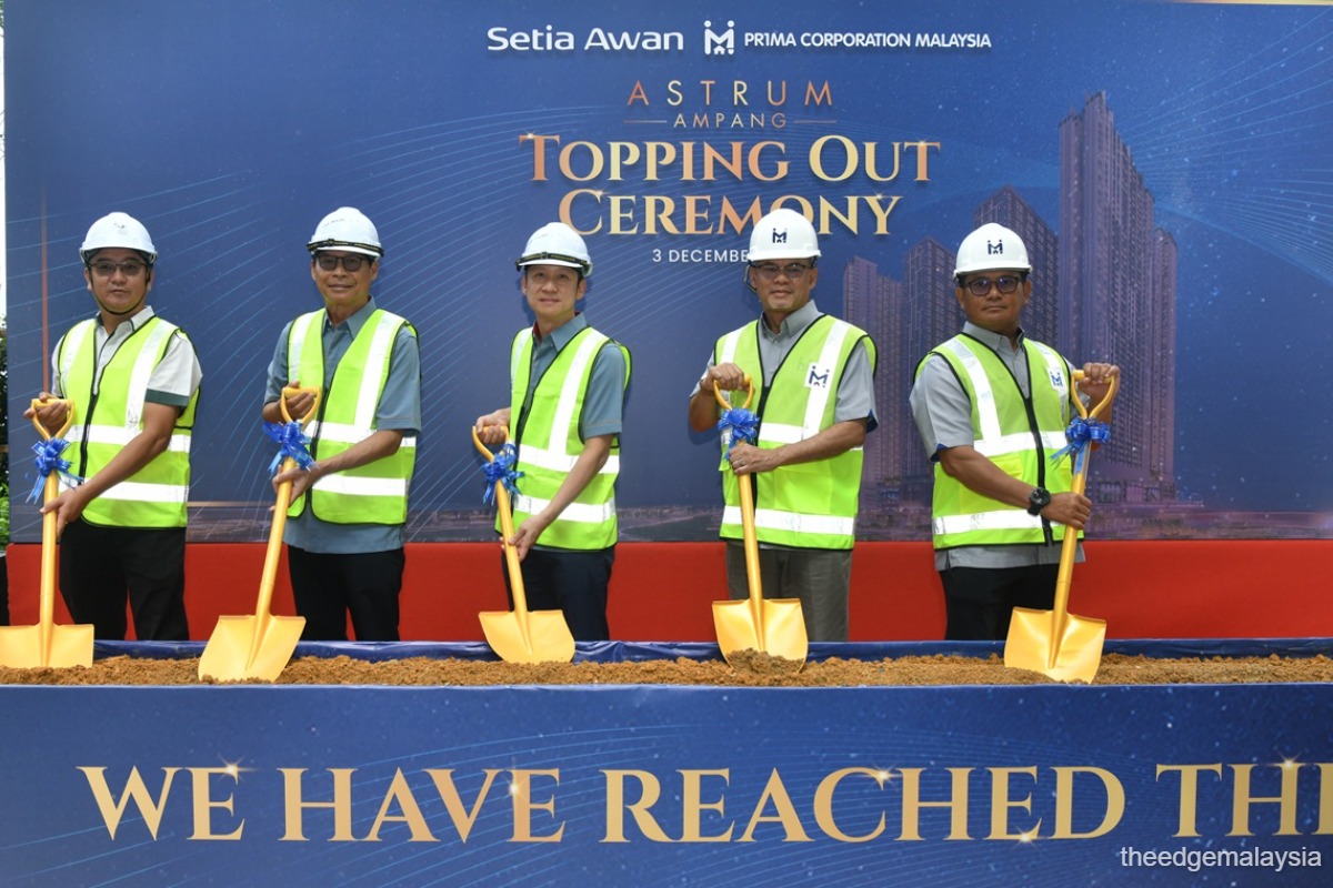 Setia Awan tops out Astrum Ampang, PR1MA block sold out | KLSE Screener