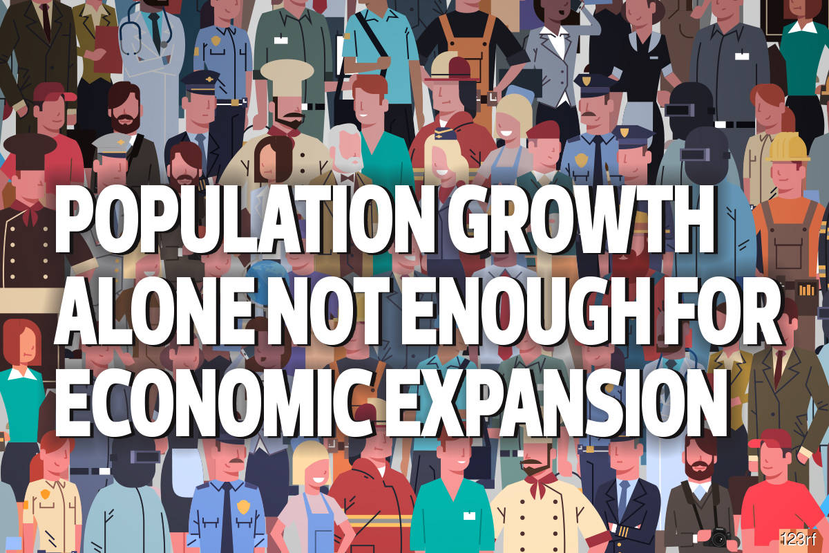 Population growth alone not enough for economic expansion