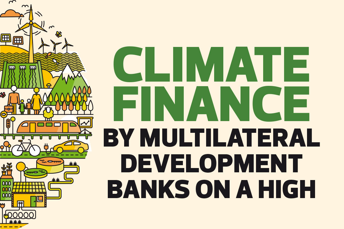 Climate finance by multilateral development banks on a high
