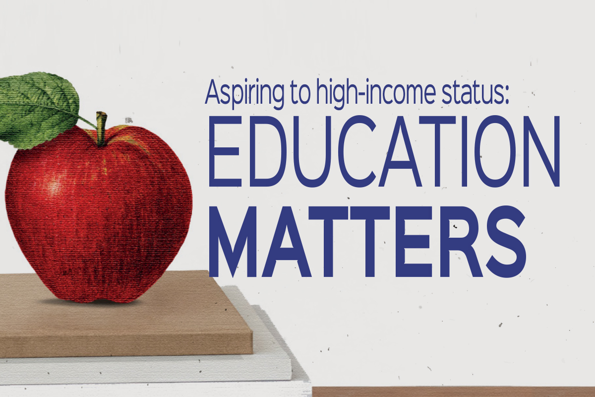 Aspiring to high-income status: Education matters